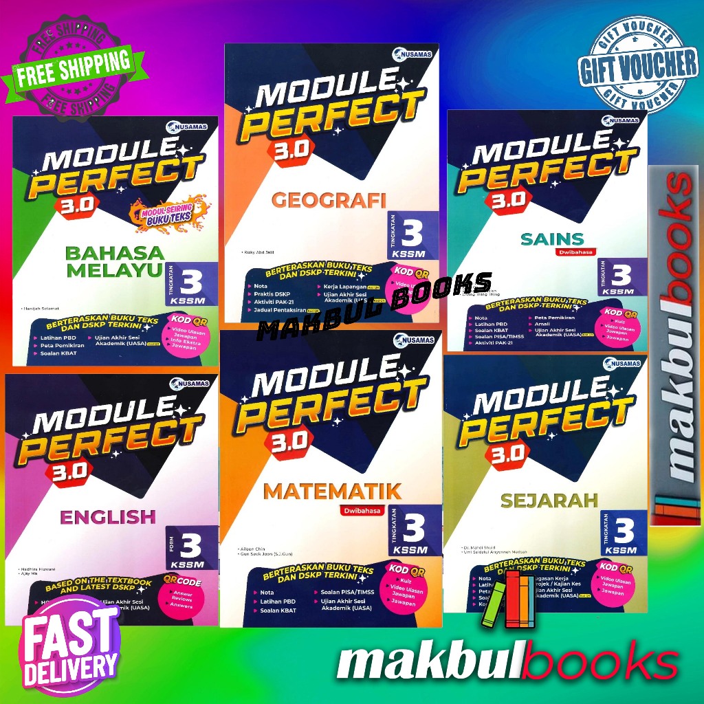 NUSAMAS: PERFECT MODULE 3.0 LEVEL / FORM 3 KSSM | Shopee Thailand