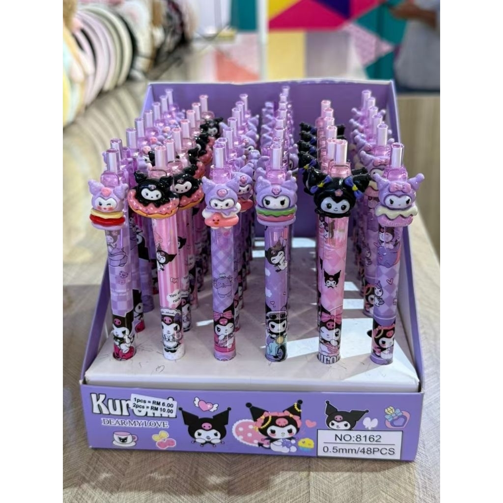 CARTOON MECHANICAL PENCIL 0.5MM PENSIL TAN SPIDERMAN BATMAN KUROMI ...