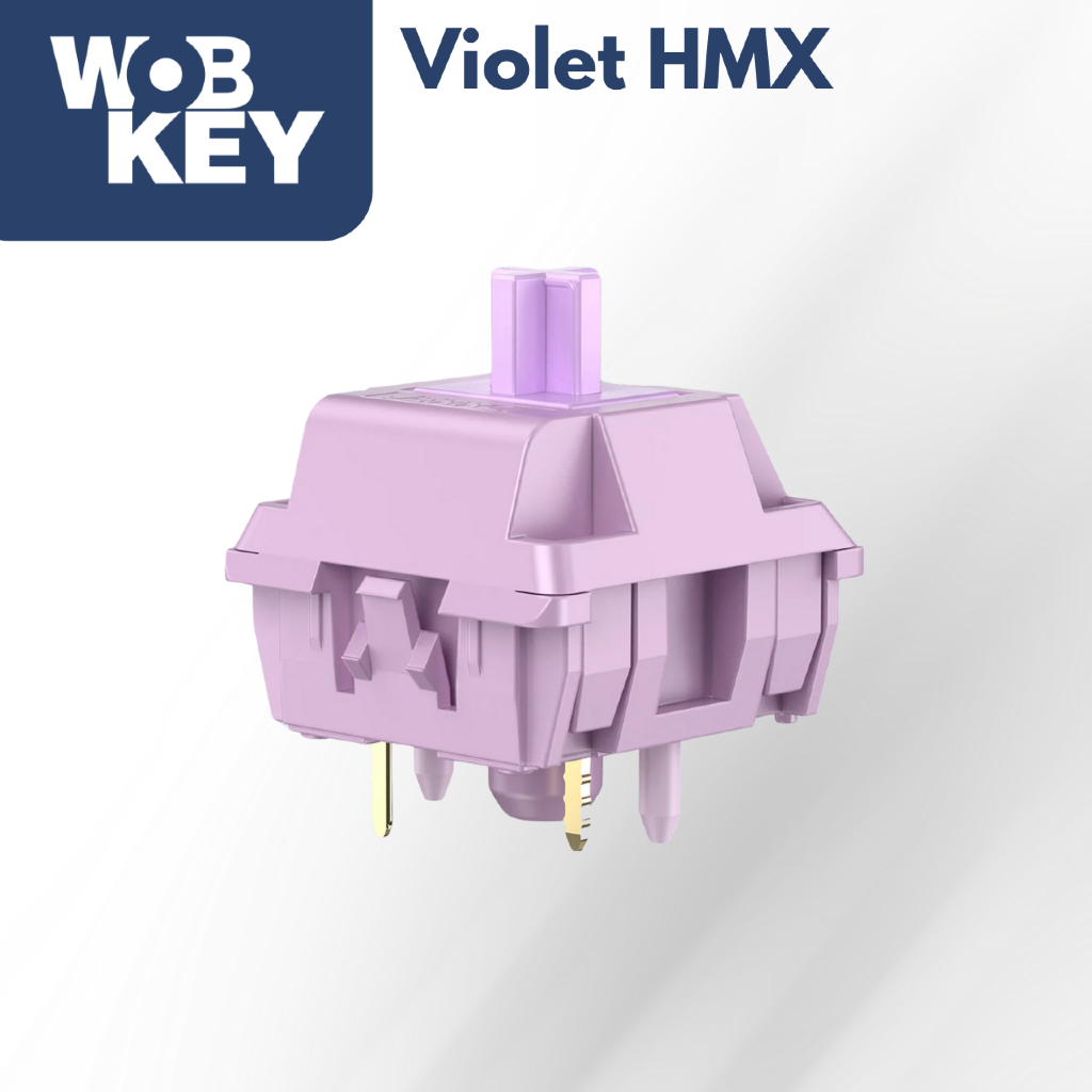 WOBKEY Violet HMX Pre-Lubed Mechanical Switch | Shopee Thailand