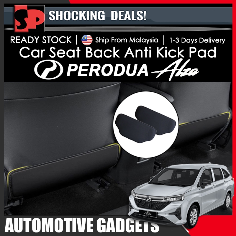 Perodua Alza 2022-2024 Car Seat Back Anti Kick Pad Cover - 2 ชิ้น/เซ็ต ...