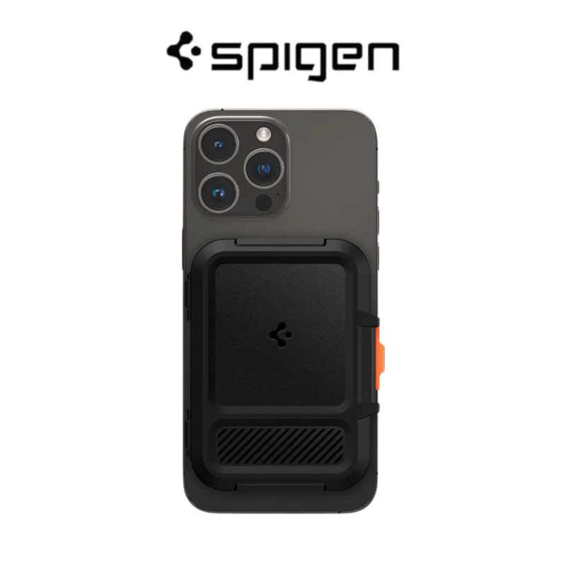 Spigen iPhone Lock Fit (MagFit) Magnetic Wallet Card Holder | Shopee ...