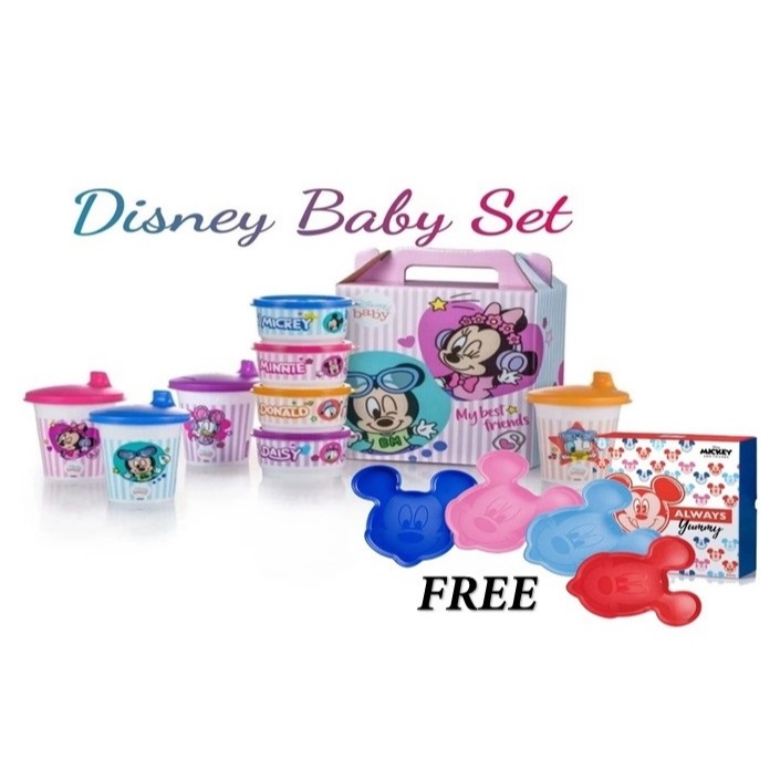 Tupperware Disney Baby Set พร้อมกล่อง | Shopee Thailand