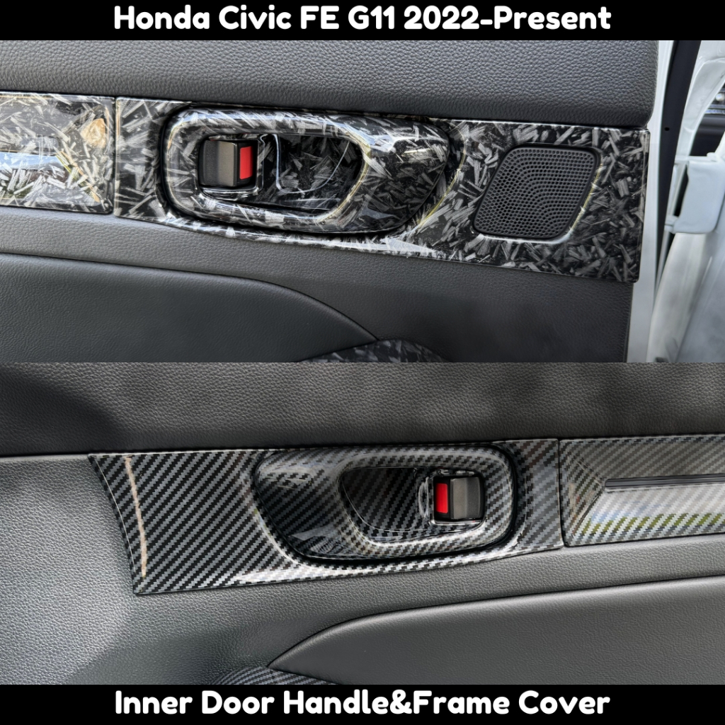 Honda Civic FE G11 2022-2024+ Forged Carbon Trim & Carbon Trim มือจับ ...