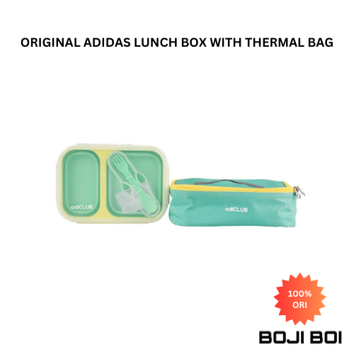 Adidas ชุดกล่องอาหารกลางวันขยายได้พร้อมกระเป๋าเก็บความร้อนช้อนส้อมภาชนะ ...