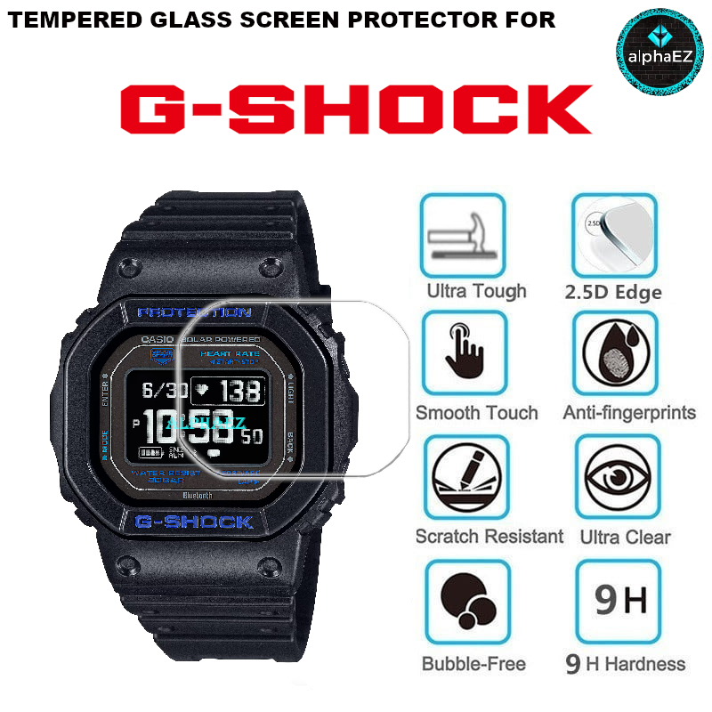 Casio G-SHOCK DW-H5600-1A2 9H นาฬิกากระจกนิรภัยป้องกันหน้าจอ DWH5600 DW5600 DWH-5600 ฝาครอบ ...