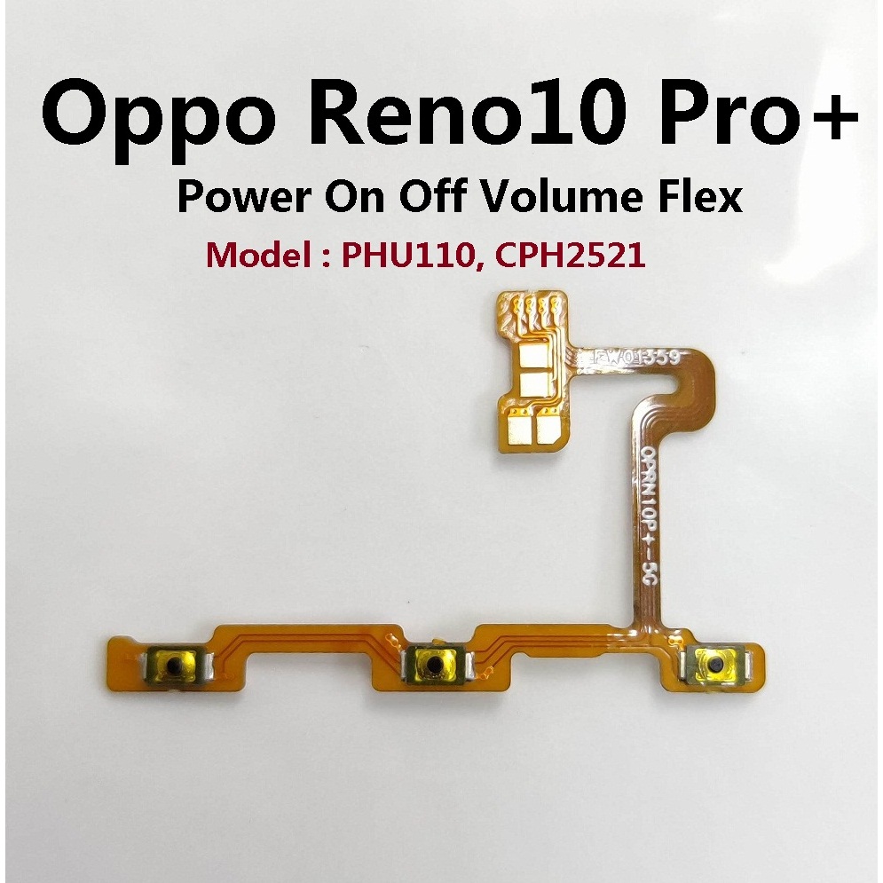 Oppo Reno10 Pro+ ( PHU110, CPH2521 ) เปิดไฟด้านข้าง Volume Up Down Flex ...