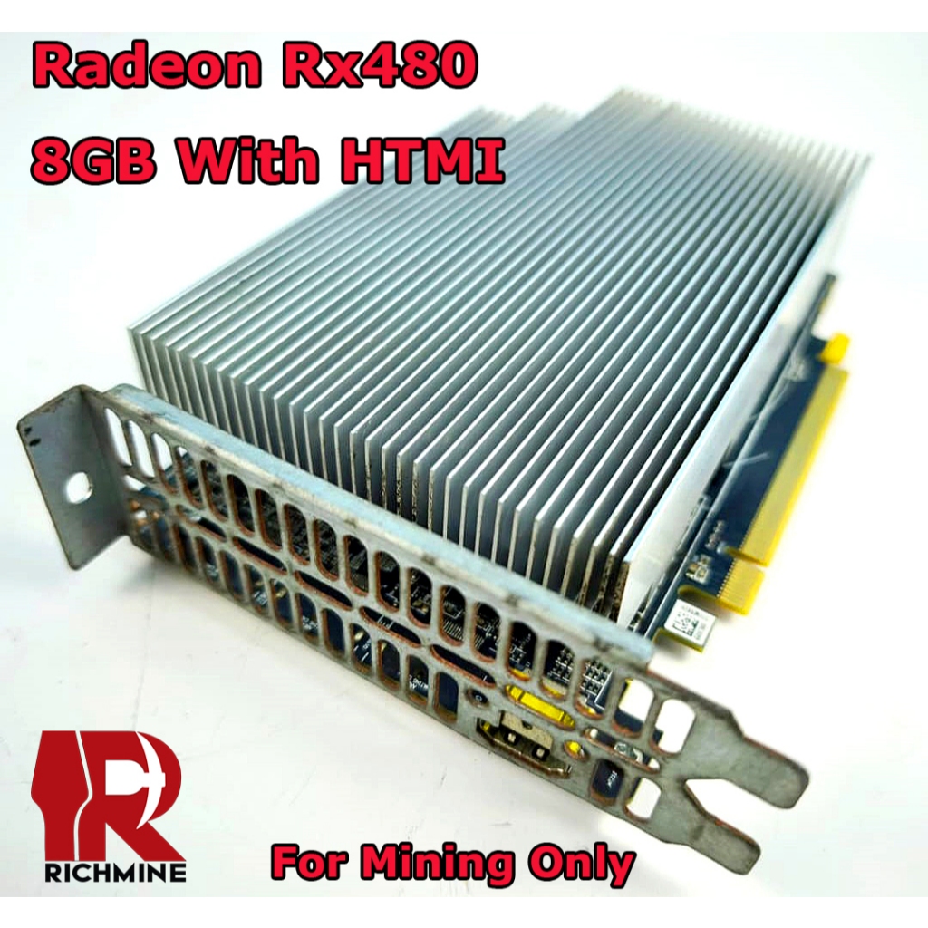 GPU สําหรับการทําเหมืองแร่ ATI Radeon RX470/480 8G ETC RVN | Shopee ...