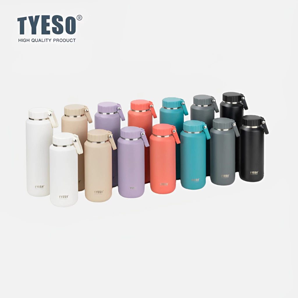 TYESO แก้วน้ํา TS-8755C/8756C 500ml/710ml ขวดสูญญากาศเก็บความเย็นและร้อนพร้อมที่จับ | Shopee ...
