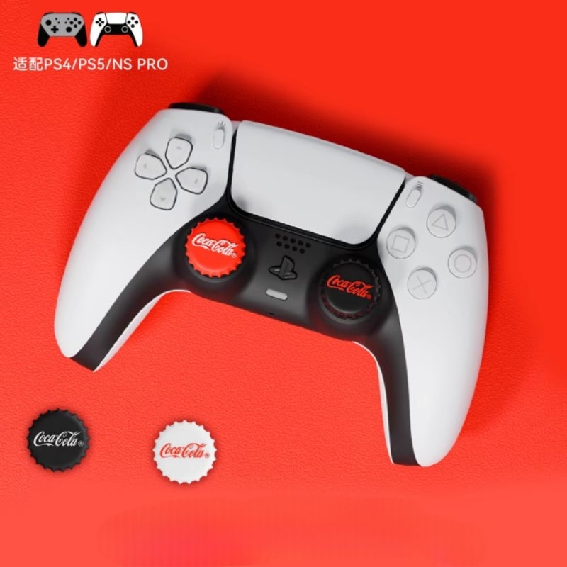 จอยสติ๊ก Keycap Silicon Coca-Cola Bottle Design PS5/XBOX ONE/Nintendo ...
