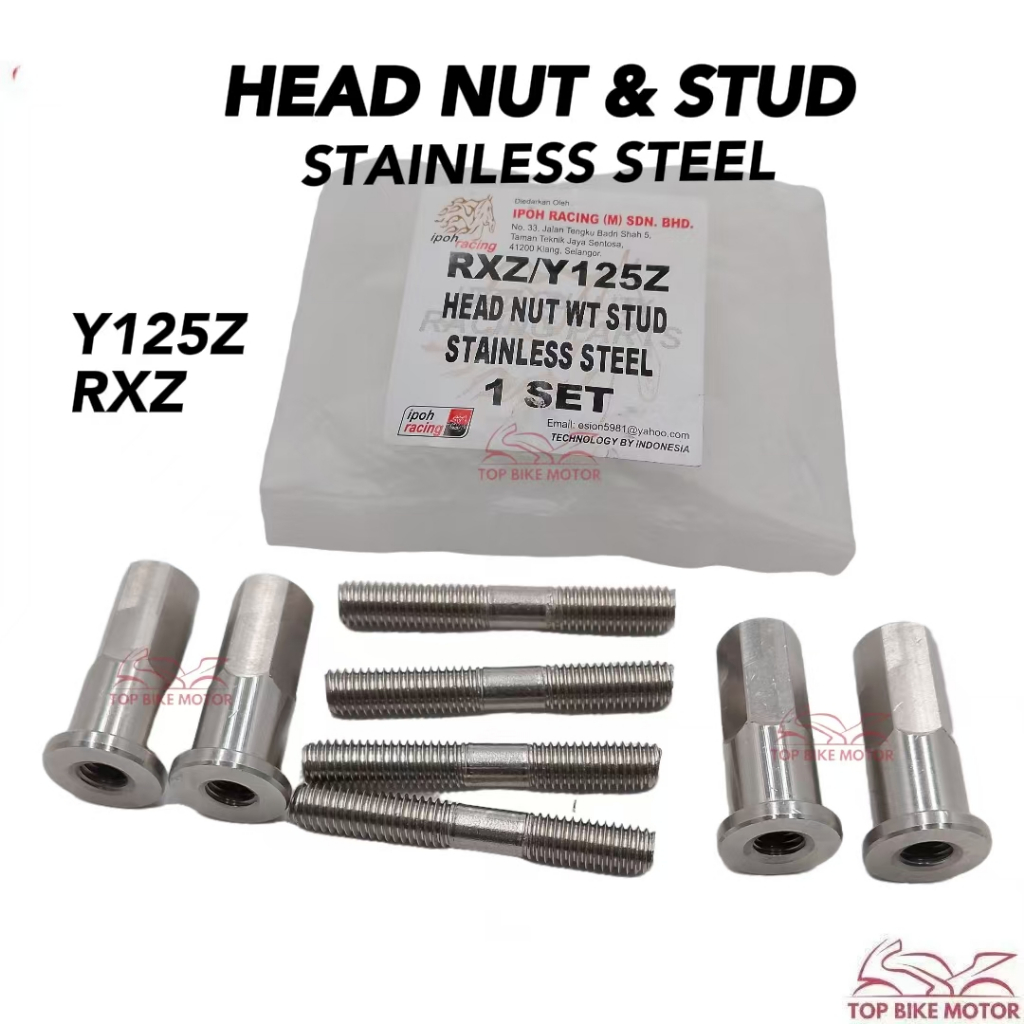 Yamaha RXZ Y125Z Y100 Y110 หัวสแตนเลส NUT BOLT NUT SCREW SKRU | Shopee ...