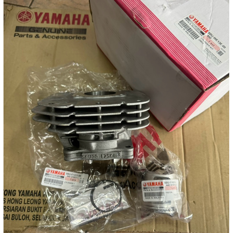 100% JAMIN HLY Y125ZR CYLINDER BLOCK (5BU-WE13E-00) YAMAHA Y125 Y125Z ...