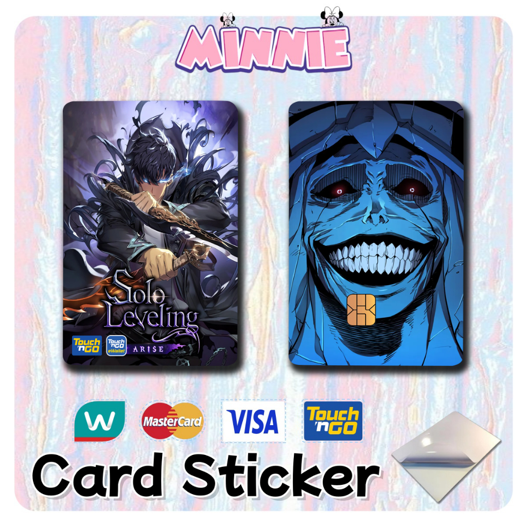 [ Solo Leveling ] Touch n Go Card Sticker TNG NFC Card / Watsons Card ...