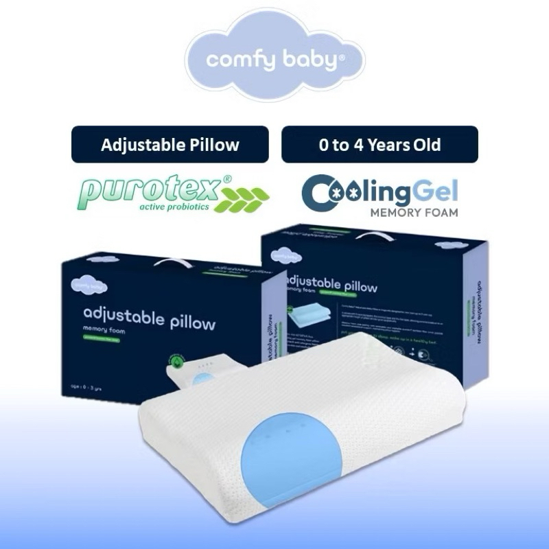 Comfy Baby Memory Foam / Cooling Gel Purotex หมอนปรับระดับได้ (เกิดมา ...