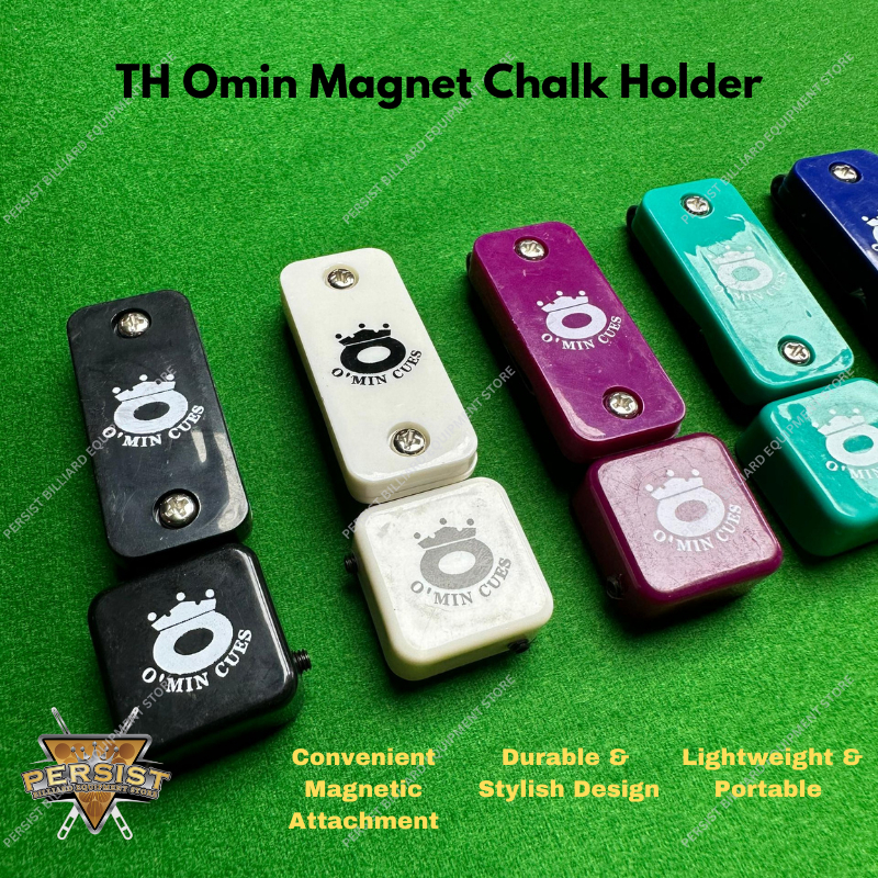 TH Omin Magnet Chalk Holder - ที่ใส่ชอล์กสนุ๊กเกอร์ แม่เหล็กสนุ๊กเกอร์ ...