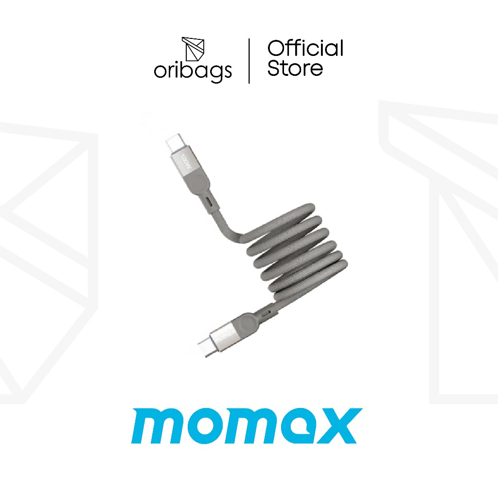 Momax Mag.Link สาย Magnetic USB-C to USB-C 100W 1m - ไทเทเนียม | Shopee ...