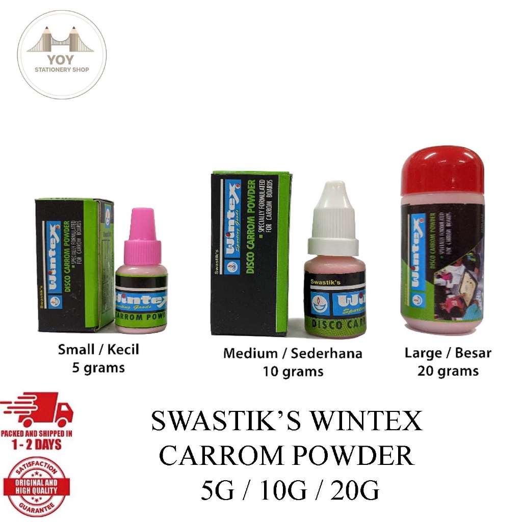 SWASTiks WINTEX CARROM POWDER 5G / 10G / 20G | Shopee Thailand