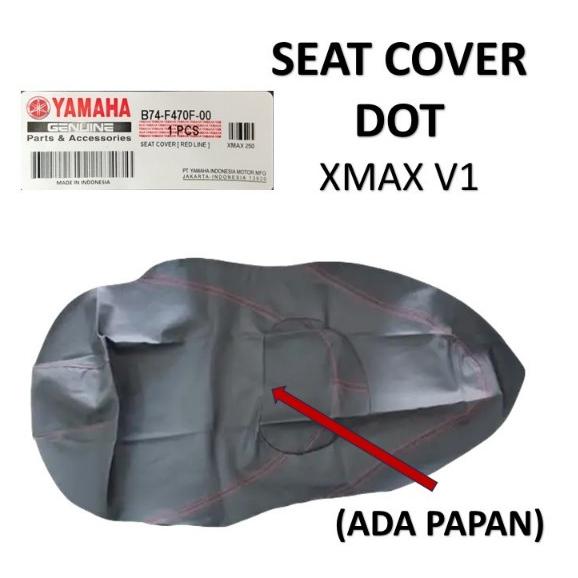ฝาครอบที่นั่ง SARUNG DUDUK KASAR RED LINE MERAH DOT GRADE A XMAX V1 ...