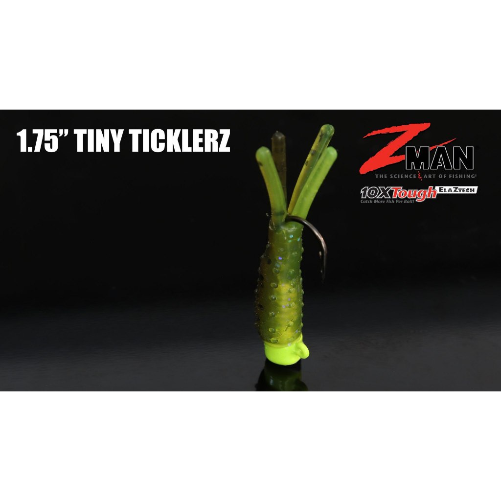 Zman Soft Lure Tiny TicklerZ 1.75 นิ้ว 8/แพ็ค | Shopee Thailand
