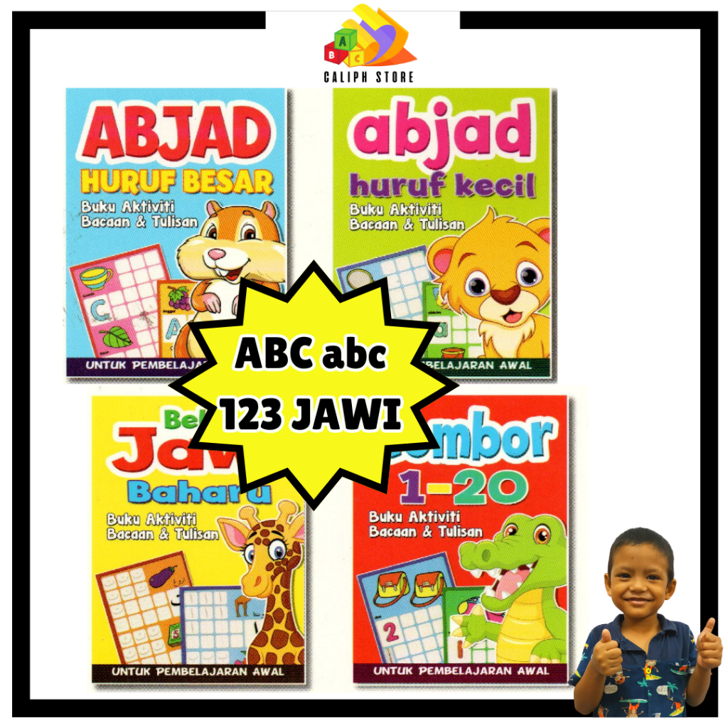 หนังสือกิจกรรมการอ่านและเขียนสําหรับการเรียนรู้ในช่วงต้นตัวอักษร abc ...