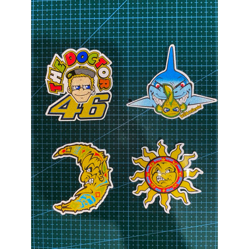 46 The Doctor Moon Sun 46 46 Shark ผ่านผ่านผ่าน Valentino Rossi 46 vr46 ...