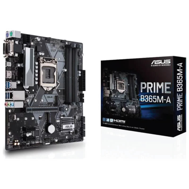 Asus Prime B365M-A Intel LGA-1151 (รองรับโปรเซสเซอร์ Intel 8th/9th) เมนบอร์ด mATX | Shopee Thailand