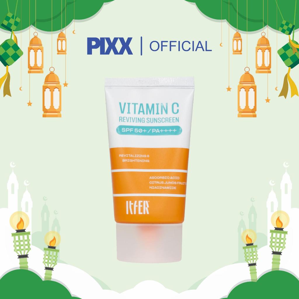 Itfer Vitamin C Reviving Sunscreen SPF50+/PA++++ 50ml | Shopee Thailand