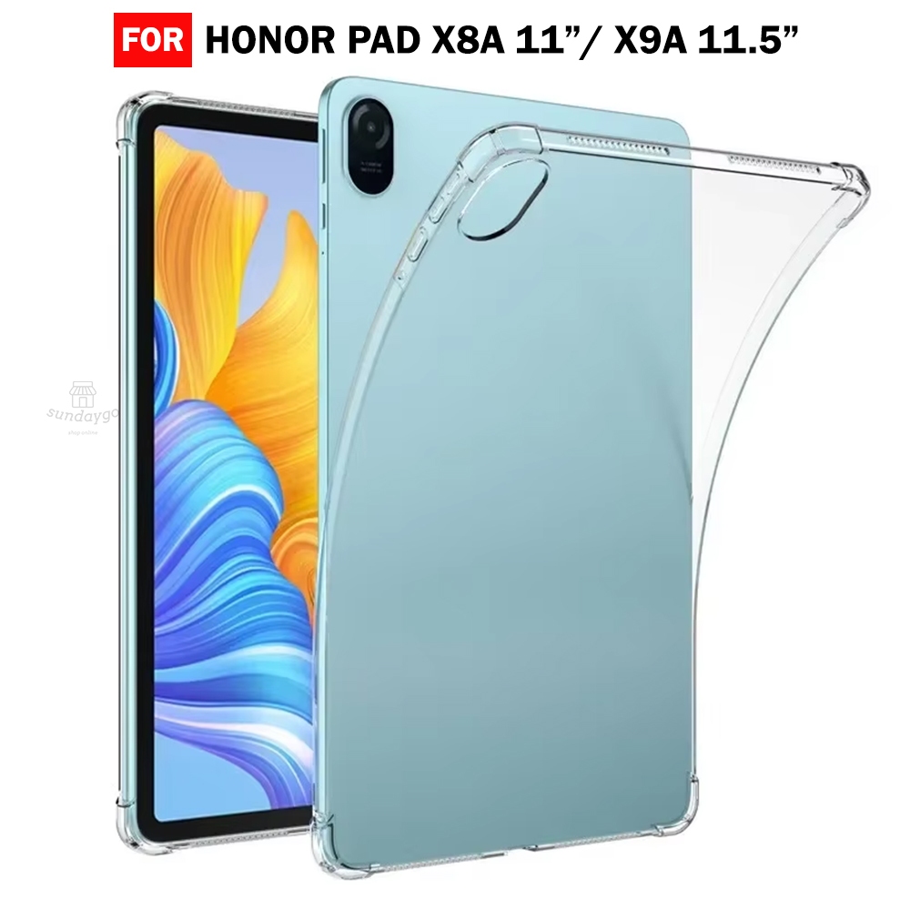 สําหรับ Honor Pad X8A 11 X9A 11.5 นิ้วกันกระแทกถุงลมนิรภัย Tab โปร่งใส ...