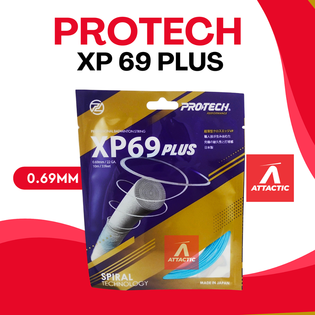สายแบดมินตัน Protech XP69 Plus – สายไฟทนทาน 0.69 มม. | Shopee Thailand