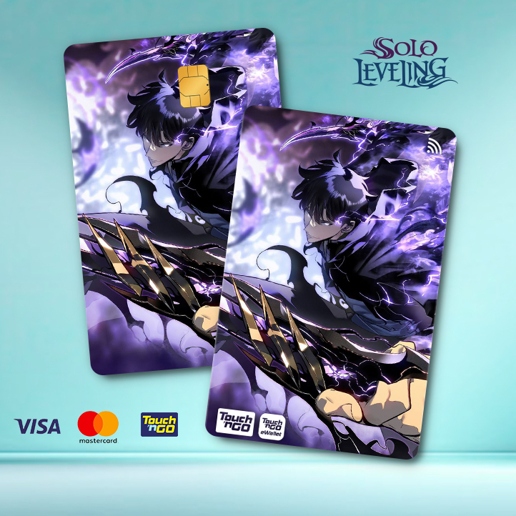 TnG Solo Leveling - ฝาครอบสติ๊กเกอร์การ์ด Touch n Go TNG / MASTER ...