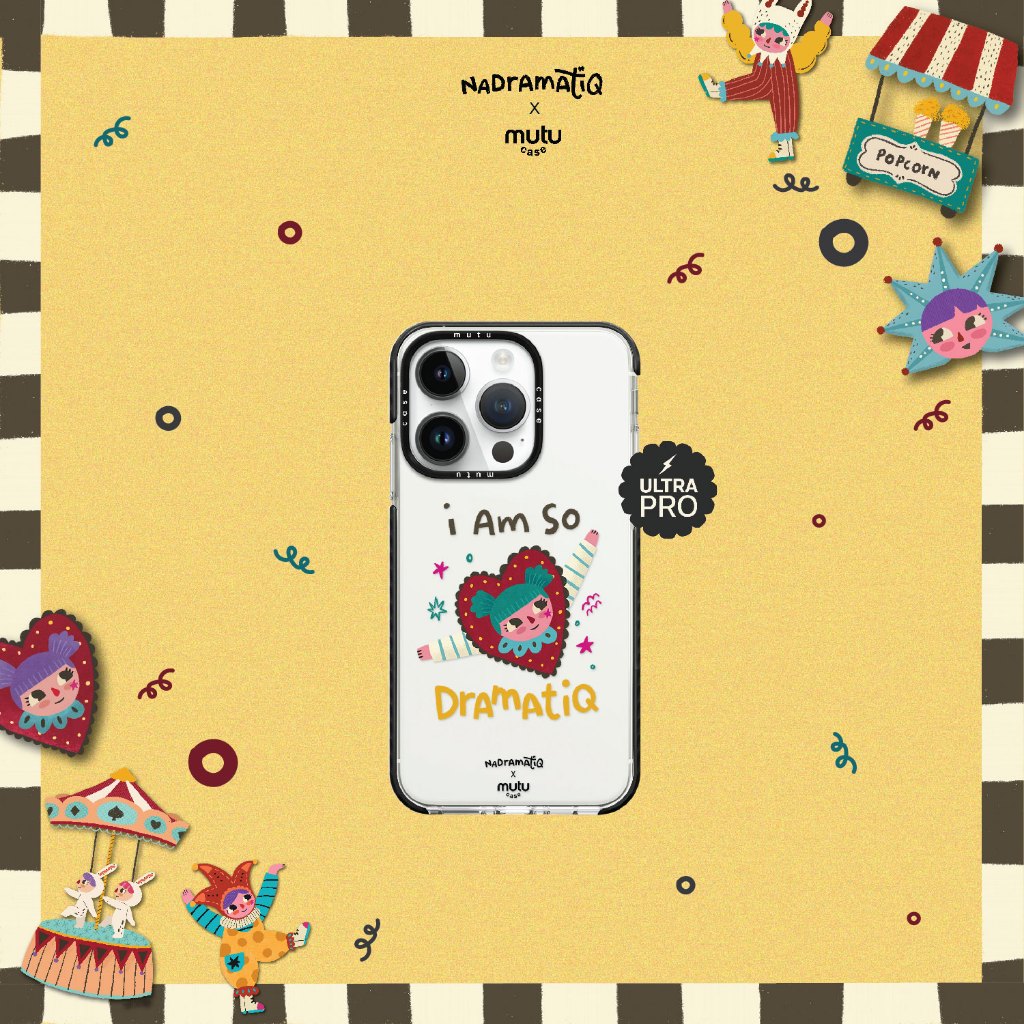 Dramatiq - เคส Nadramatiq x Mutu (ขับเคลื่อนโดย Ultra Pro) เข้ากันได้กับ iP16PROMAX | Shopee ...