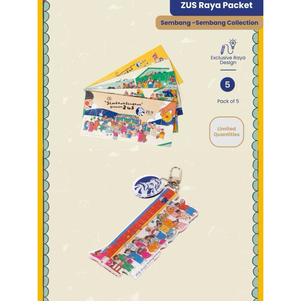 ZUS Raya Packet & พวงกุญแจจี้ 2025 - 5s [Sembang Song With ZUS ...