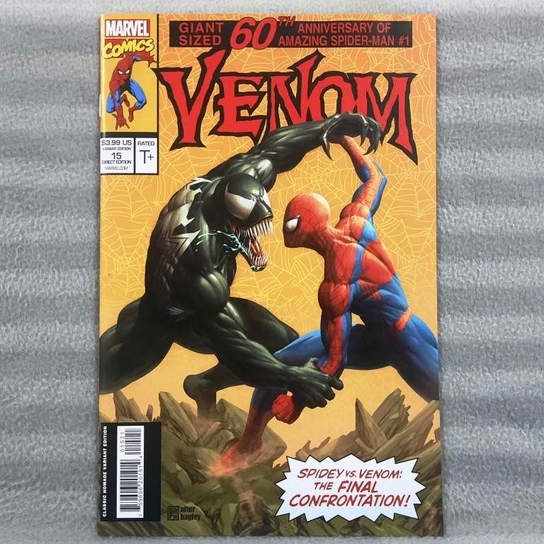 Venom 15 ASM 375 Homage Variant (2021 Marvel Comics) Ram V, Bryan Hitch ...