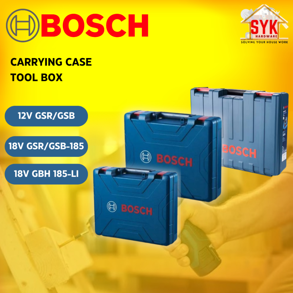 Syk Bosch 12V 18V กระเป๋าถือกล่องเครื่องมือ Power Toll สว่านไร้สายกล่อง ...