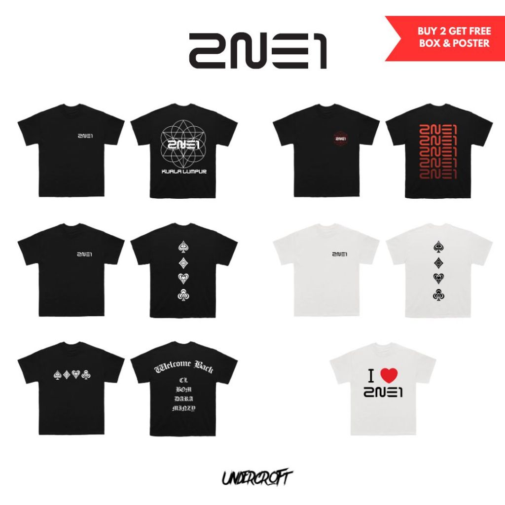 2NE1 Welcome Back Oversize Shirt สินค้าโดย Undercroft | Shopee Thailand