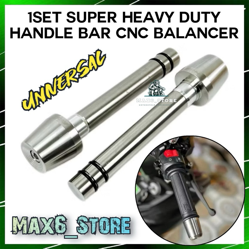 1 ชุดแขน UNIVERSAL SUPER HEAVY DUTY HANDLE BAR BALANCER สแตนเลส CNC END ...