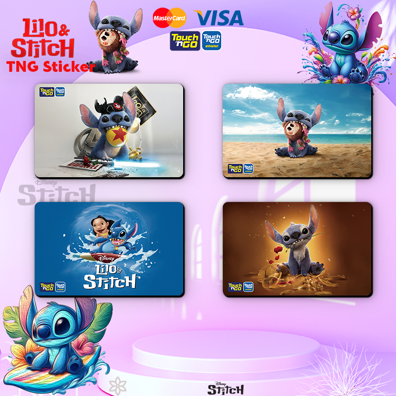 Lilo & Stitch (2025) TNG Sticker - Tng Touch N Go/Protective Sticker ...