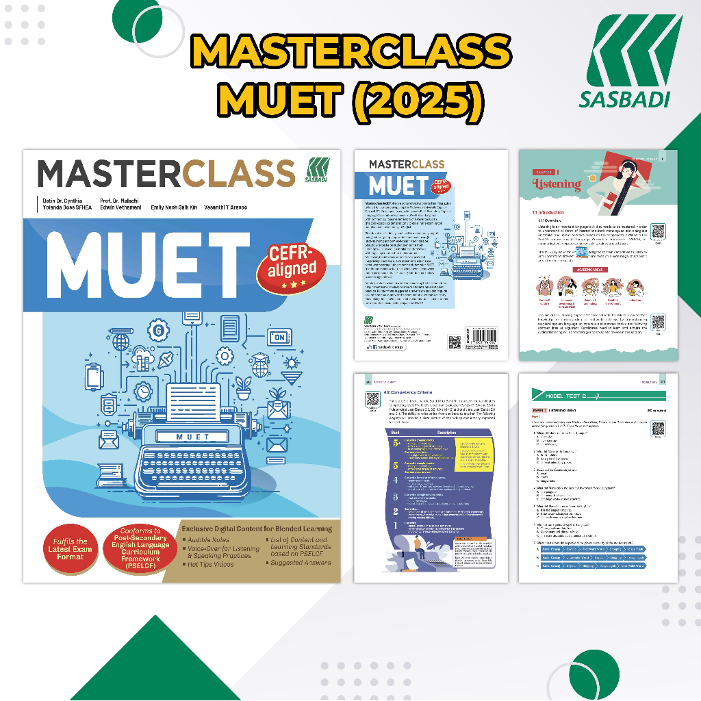 MasterClass MUET CEFR-aligned (Edition 2025) | Shopee Thailand