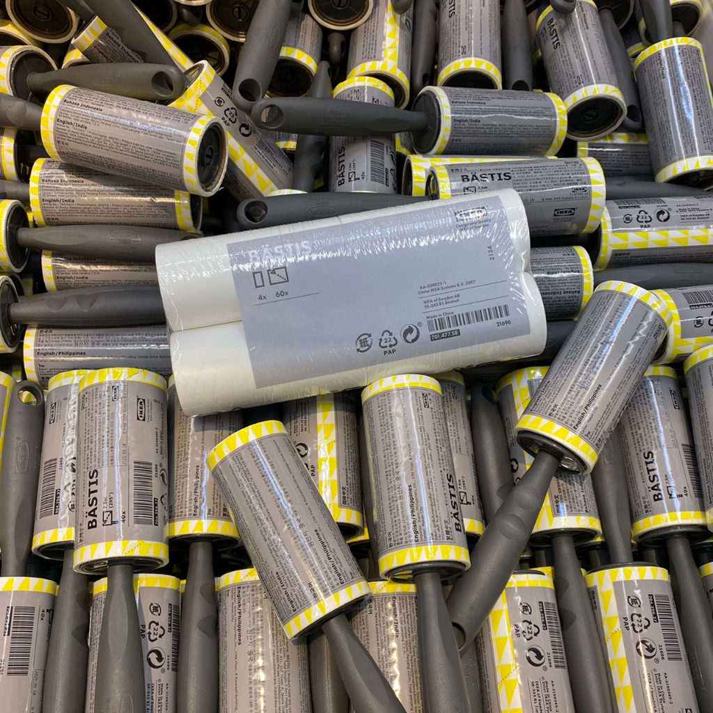 Ikea BÄSTIS Sticky Lint Roller Refill Dust Remover Roller Fur Hair Roll ...