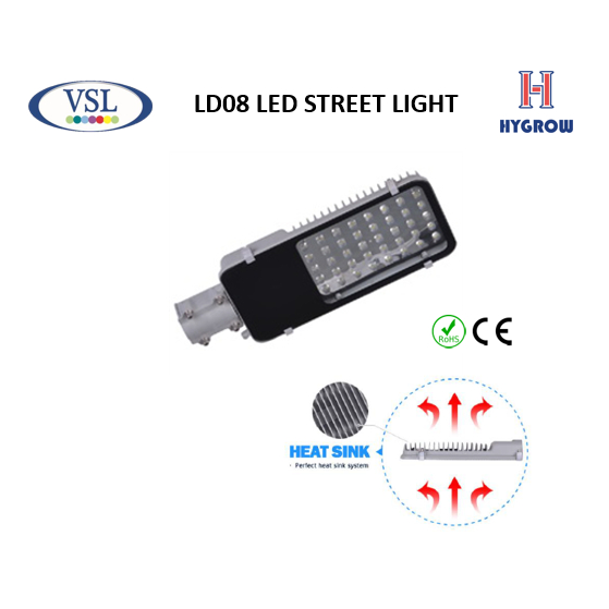 Vsl 40W LD08 ไฟถนน LED [5700K] | Shopee Thailand