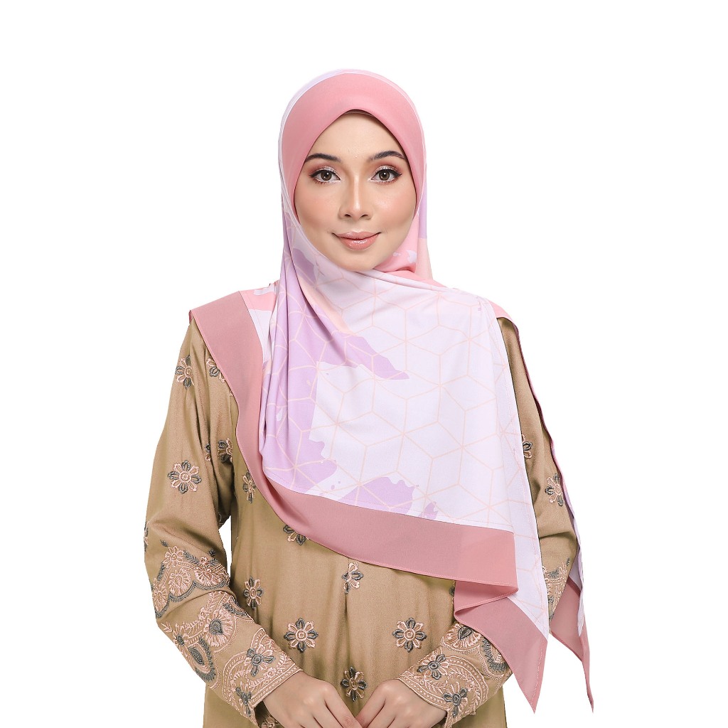 Shimah Boutique Set Instant Bawal Laura V5 Moscrepe Shatu Lapis Tudung ...