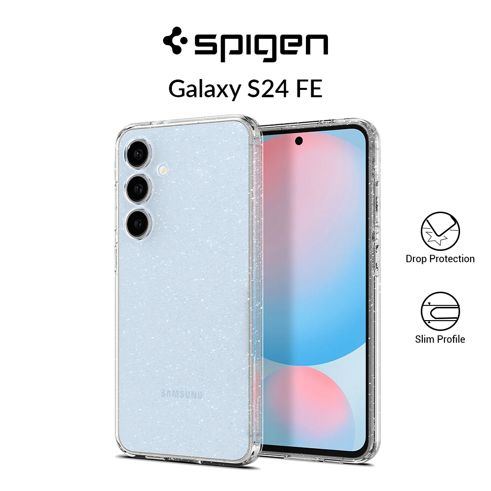 Spigen Samsung S24 Fe Case Liquid Crystal Glitter Samsung S24 Fe Casing ...