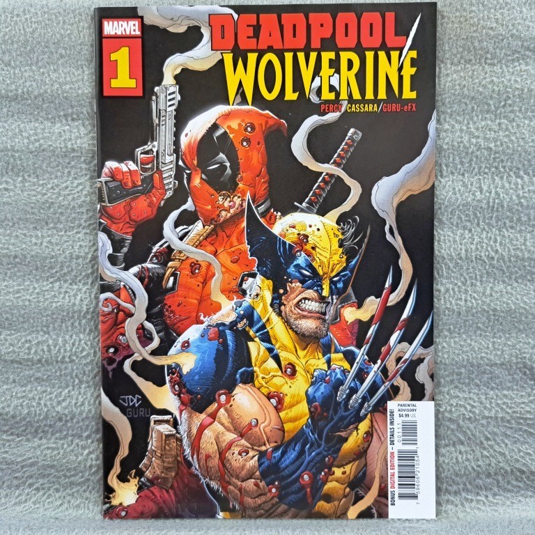 Deadpool Wolverine 1 (Marvel Comics) Benjamin Percy, Joshua Cassara ...