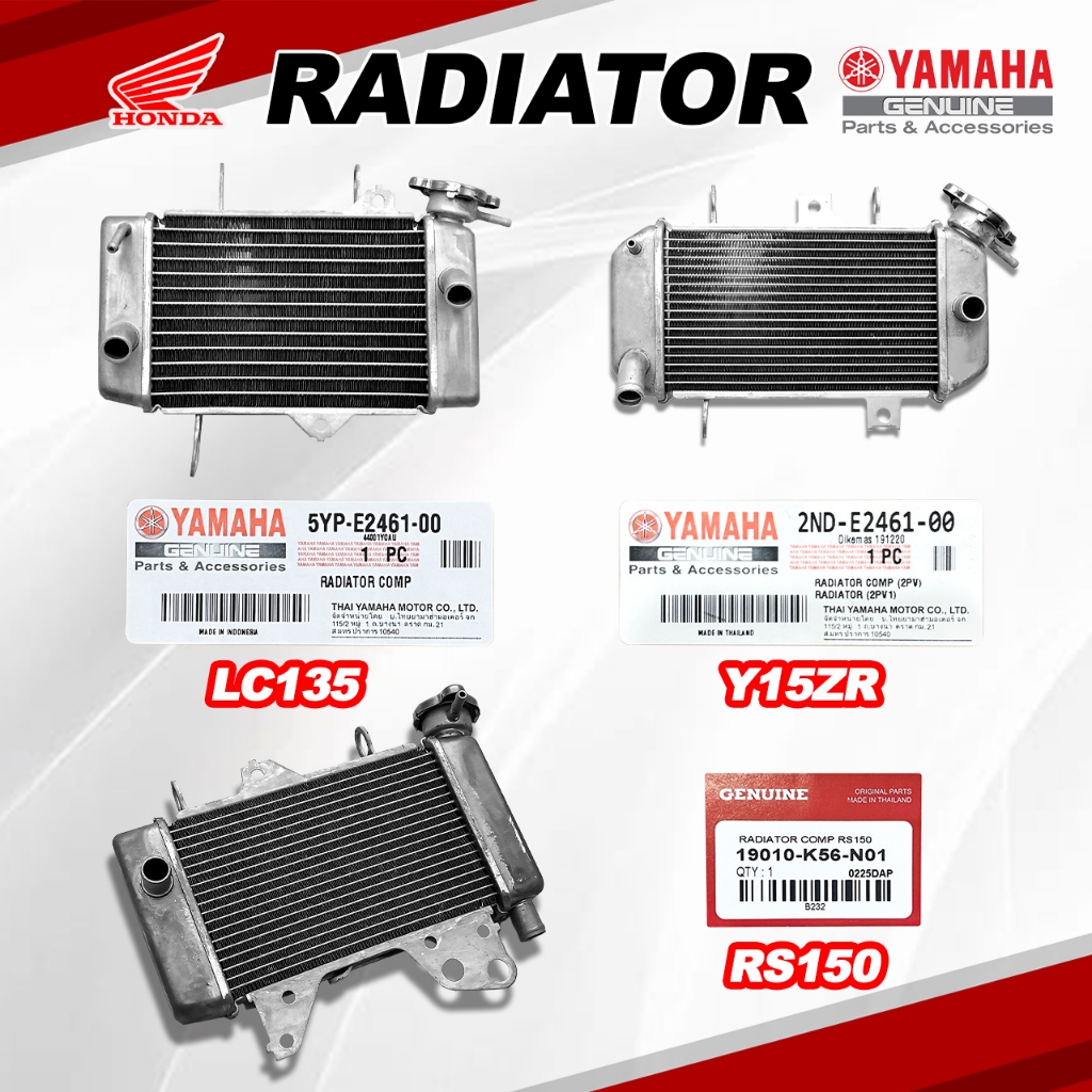 RADIATOR STANDARD Y15 LC135 RS150 Y15ZR LC 135 RS150R RS COOLANT TANK ...