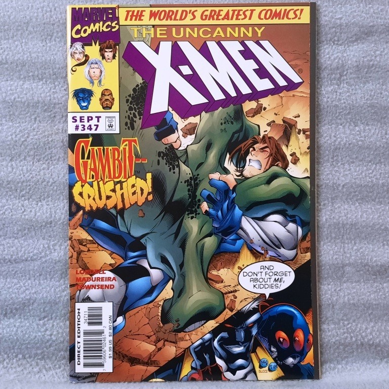 Uncanny X-Men 347 Joe Madureira Cvr (ซีรีส์ที่ 1 Marvel Comics) Scott ...