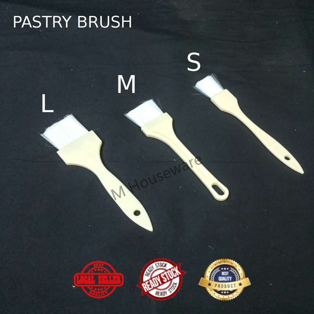 Pastry Nylon Brush SML Baking Brush แปรงบาร์บีคิว Berus Pastri | Shopee ...