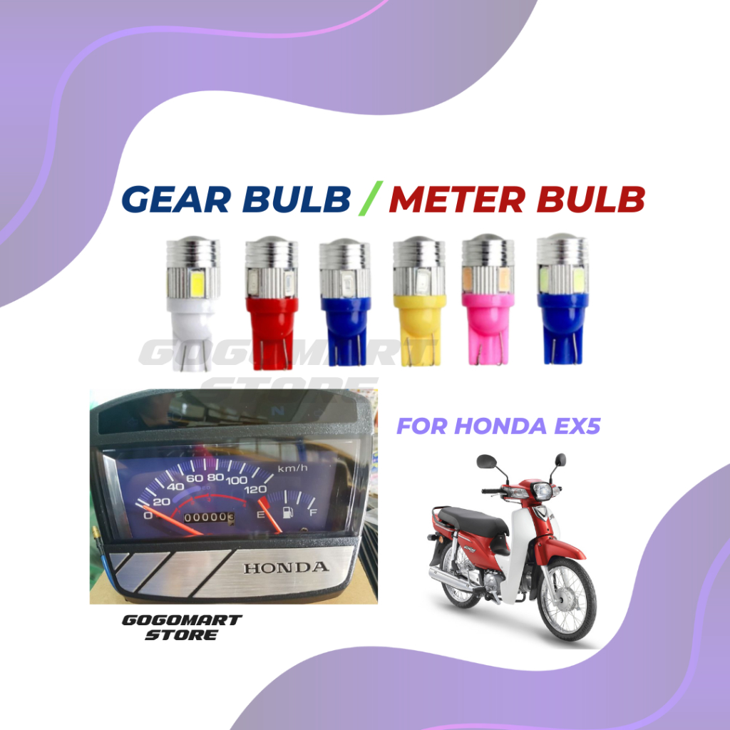 HONDA EX5 GEAR/METER หลอดไฟ LED Motosikal Tukar Lampu ความเร็วเกียร์ ...