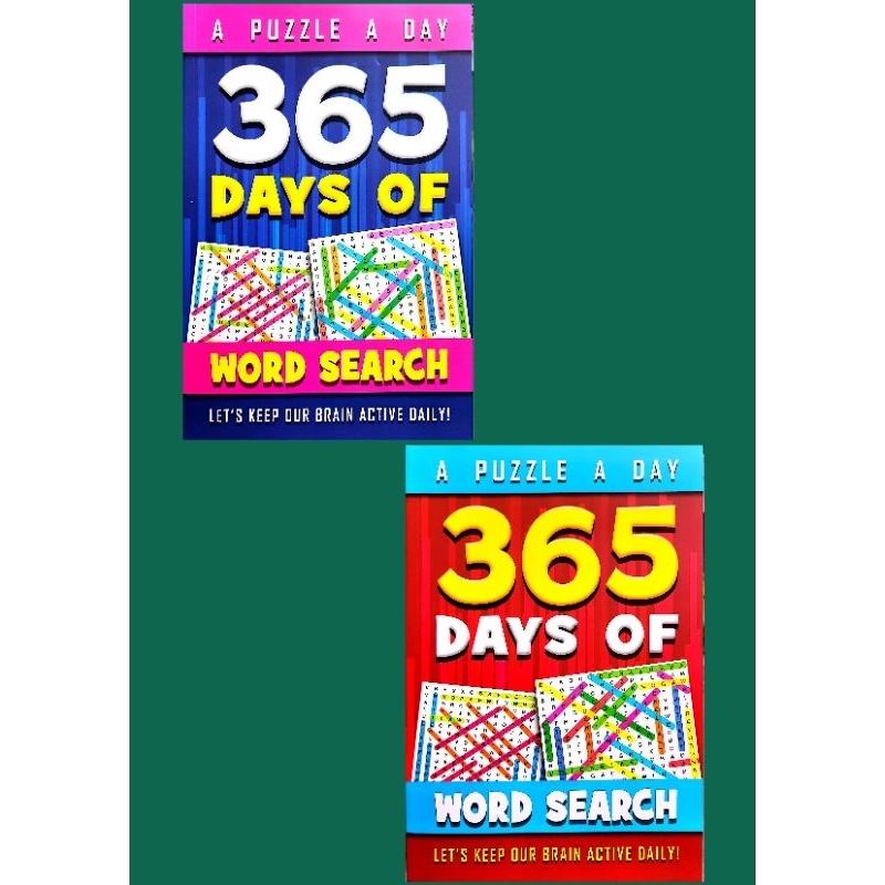 A PUZZLE A DAY 365 DAYS OF WORD SEARCH - LETS KEEP OUR BRAIN ACTIVE ...