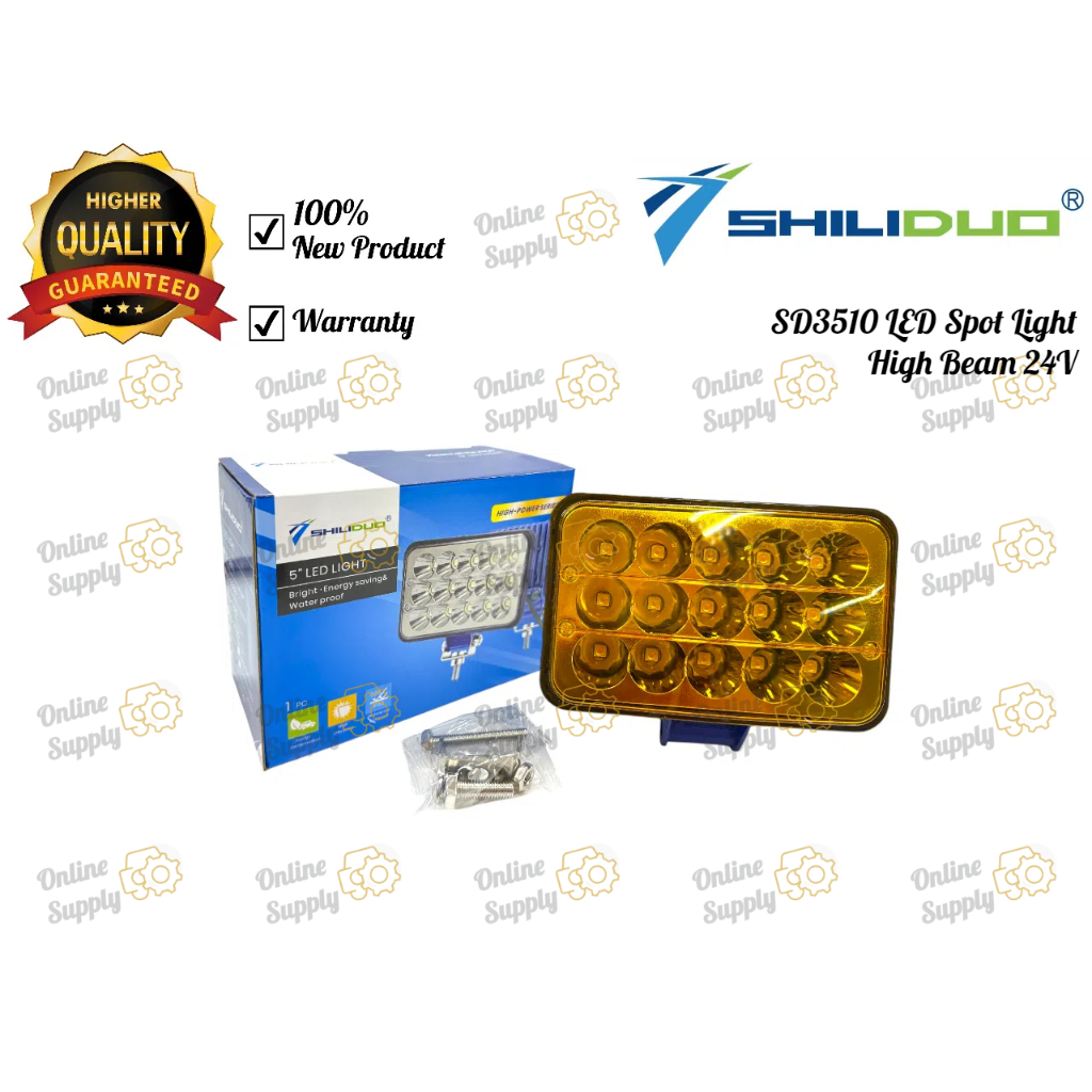 (Jaminan) รถพ่วง/รถบรรทุก/lorry 24V (15LED/5") High Beam SD3510 LED ...