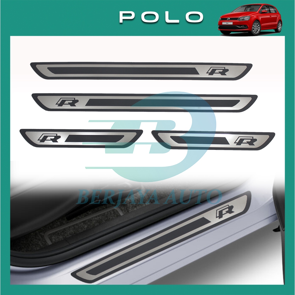 Volkswagen VW Polo 6R 2011-2018 OEM ประตู Step R Line Scuff แผ่นประตูรถ ...