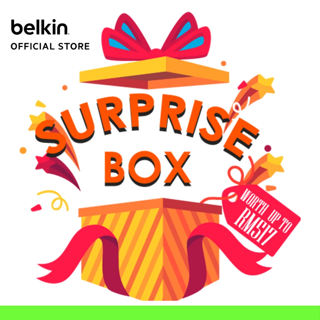 Shopee x Belkin Surprise Box ที่ RM199 คุ้มค่าถึง RM517 | Shopee Thailand